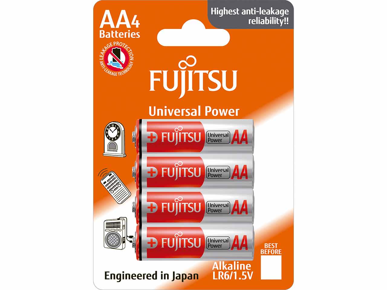 SUFERSA | PILA FUJITSU LR6 UNIVERSAL POWER (4unid)